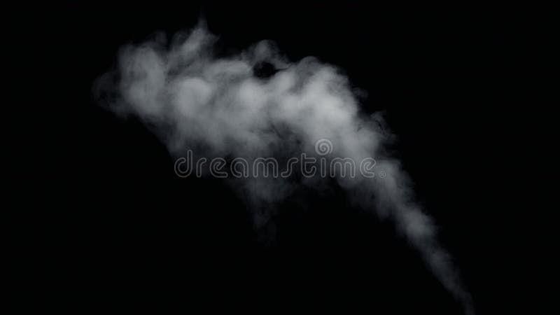 Fire Smoke from Bottom Up Black Background Stock Footage - Video of ...