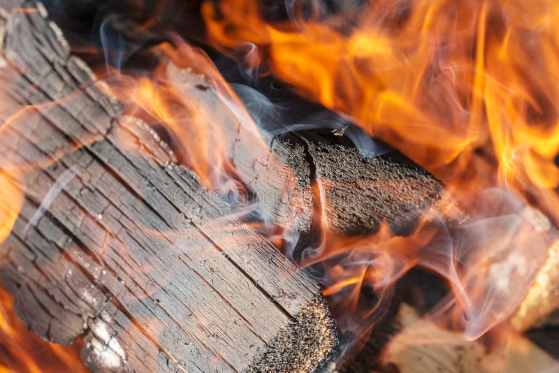 Fire and smoke close up stock image. Image of pattern - 84887983