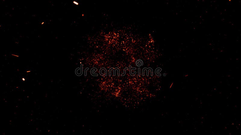 Fire and Smoke after Fire Crackers Got Fire. Explosion Flame Stock ...