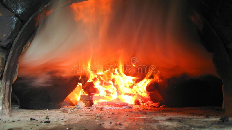 Fire from the furnace stock image. Image of smoke, cooking - 26080019