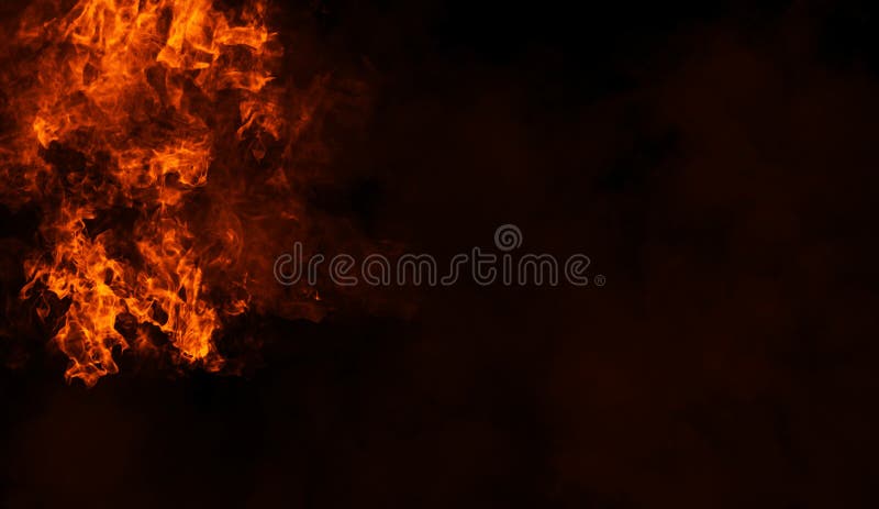Fire Smoke on Isolated Background. Design Element Stock Photo - Image ...