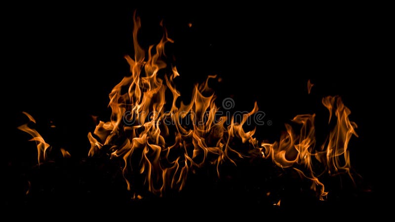 Fire Sparks Background. Abstract Dark Fire Flames Background ...