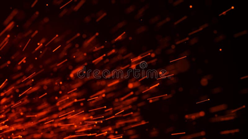 Fire Sparks Background. Burning Red Sparks. Fire Flying Sparks. Blurred ...