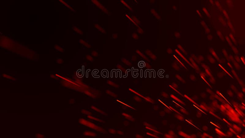 Fire Sparks Background. Burning Red Sparks. Fire Flying Sparks. Blurred ...