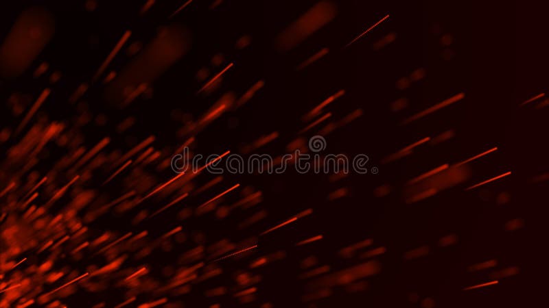 Fire Sparks Background. Burning Red Sparks. Fire Flying Sparks. Blurred ...