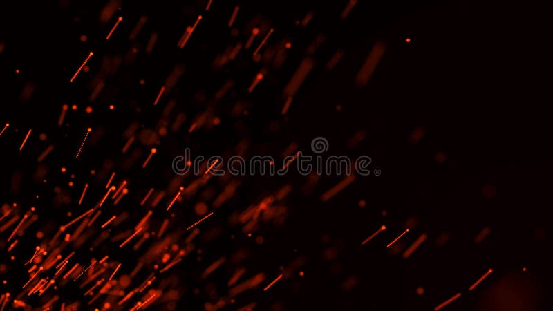 Fire Sparks Background. Burning Red Sparks. Fire Flying Sparks. Blurred ...