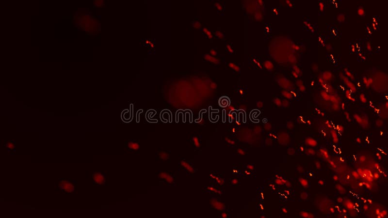 Fire Sparks Background. Burning Red Sparks. Fire Flying Sparks. Blurred ...