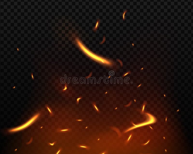 Fire sparks background stock vector. Illustration of power - 281212929