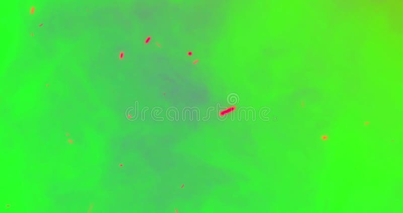 Fire Sparks from Campfire with Ash Rise Over Chroma Key Green Screen ...