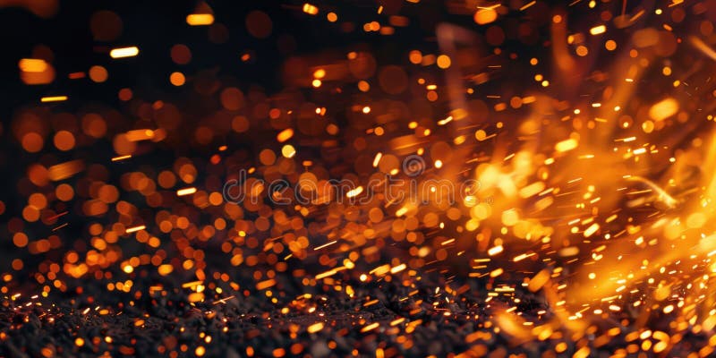 Fire Sparks stock image. Image of fire, flames, candle - 382756301