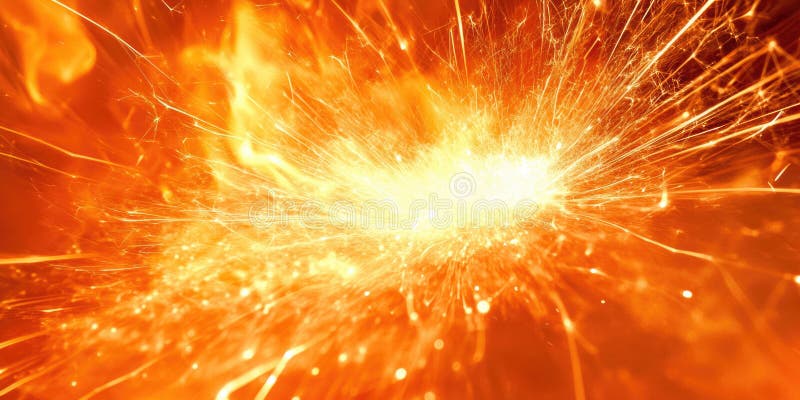 Fire Sparks Close Up stock image. Image of bonfire, sparkler - 374974209
