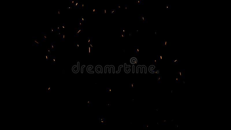 Sparks Flying in the Air at High Speed Explosive Visuals Stock Footage ...