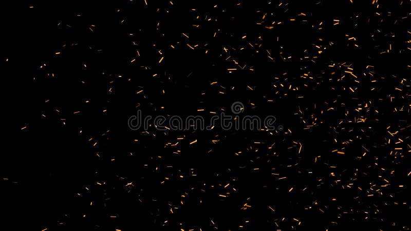 Sparks Flying in the Air at High Speed Explosive Visuals Stock Footage ...