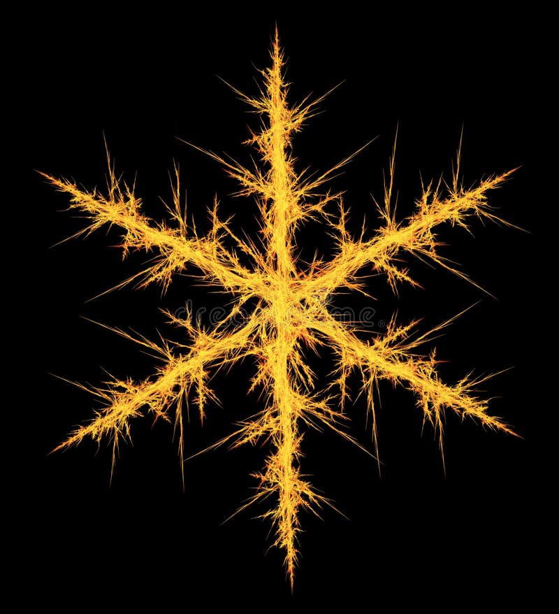 Fire and snowflake . stock illustration. Illustration of coldly - 9896090