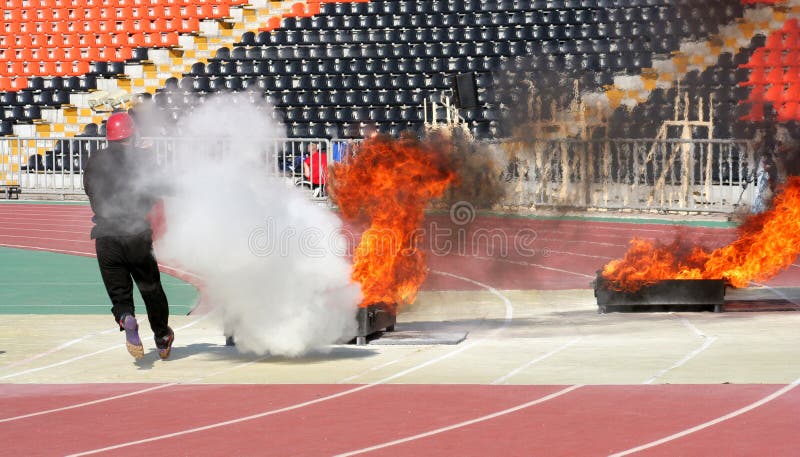 Fire Sports stock photo. Image of inferno, depository - 27923002