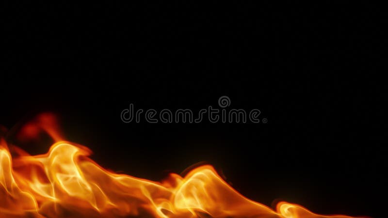 Fire Spreads Across the Bottom of the Screen. Stock Video - Video of ...