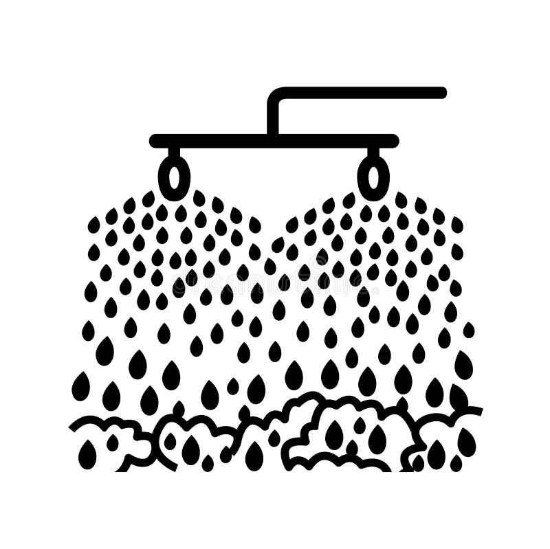 Fire Sprinkler Symbol Sign, Vector Illustration, Isolate on White ...