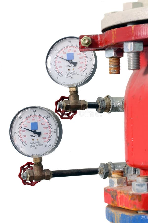 Hydraulic Fire Sprinkler System Connection Stock Photo - Image of water ...