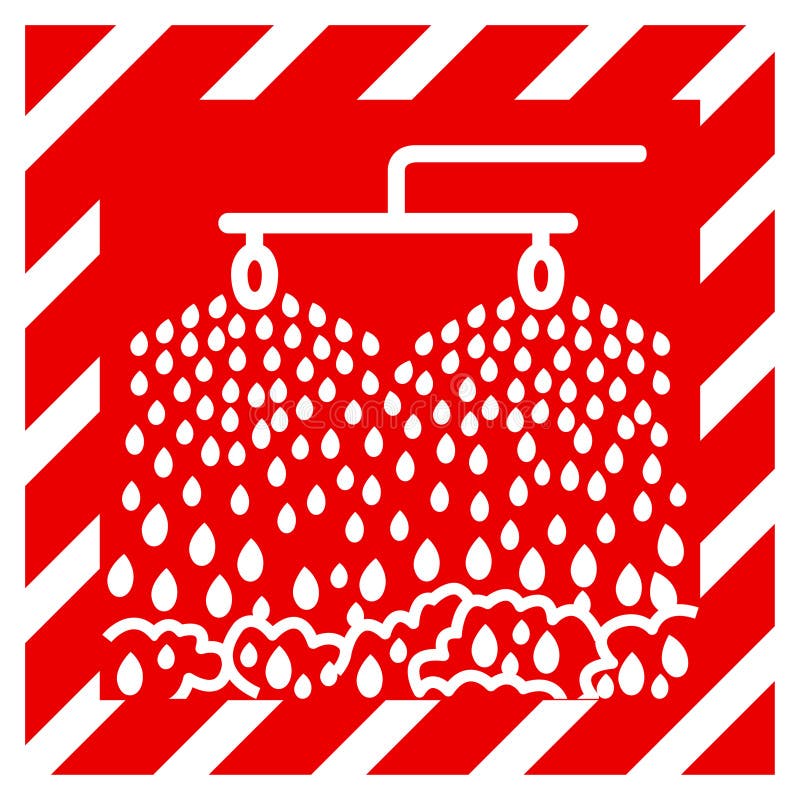 Fire Sprinkler Symbol Sign, Vector Illustration, Isolate on White ...