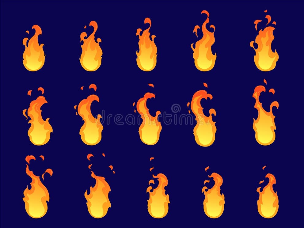 Fire Blaze Sequence Stock Illustrations – 126 Fire Blaze Sequence Stock ...