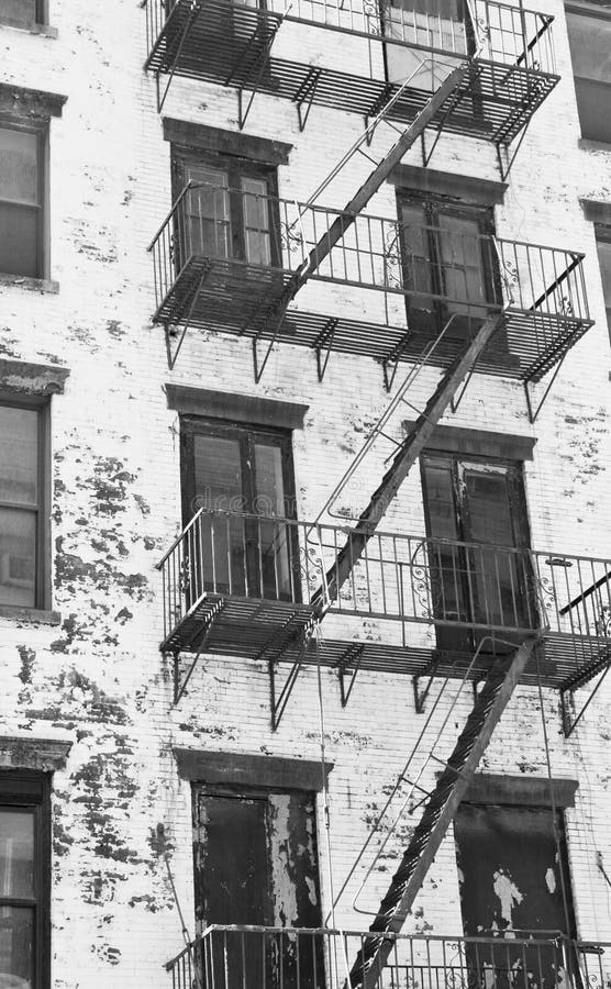 Fire Stair Outside a Building Stock Image - Image of room, safety: 11436711