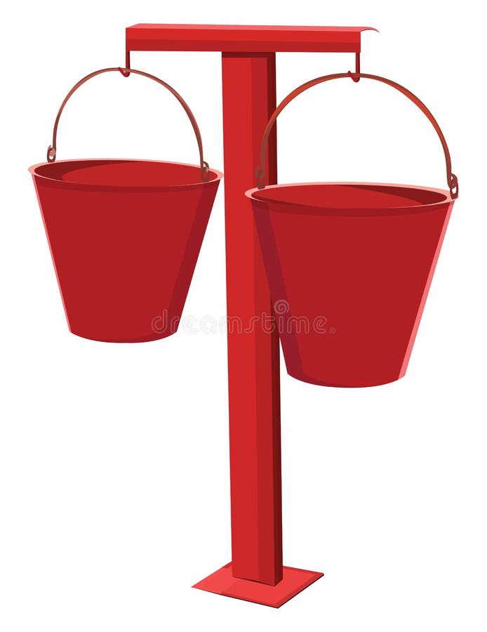 Fire Stand,flat Style Illustration. Vector Symbols. Vector Illustration ...