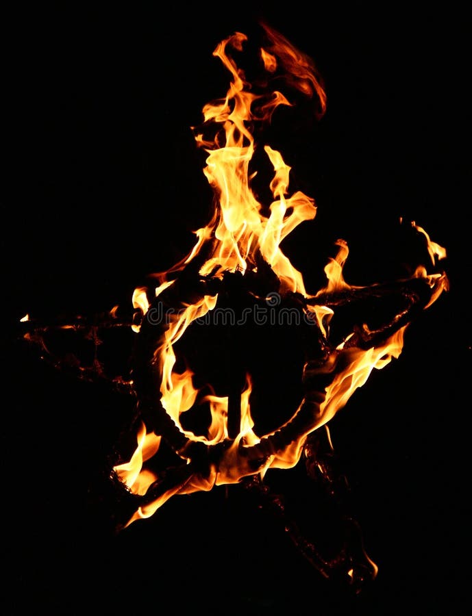 Fire star stock photo. Image of flame, fire, dark, danger - 28763792