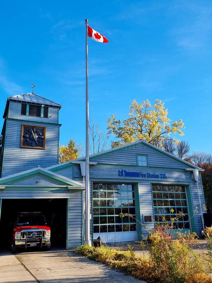 Fire Station Building in Toronto Editorial Stock Photo - Image of ...