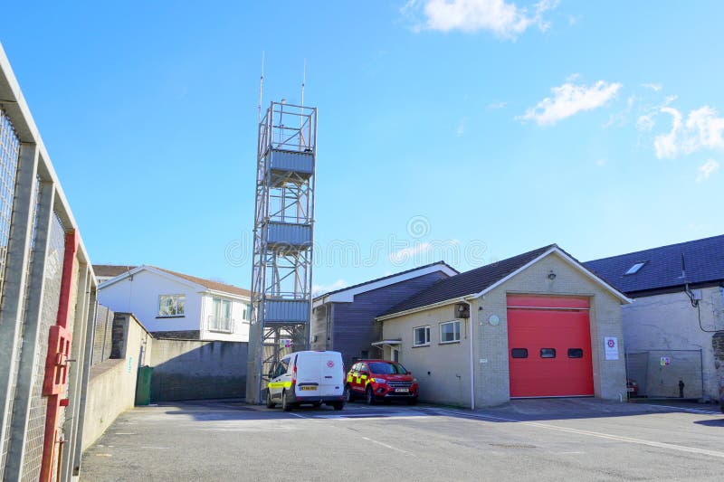 Fire Station in English Town Editorial Photo - Image of town, minor ...
