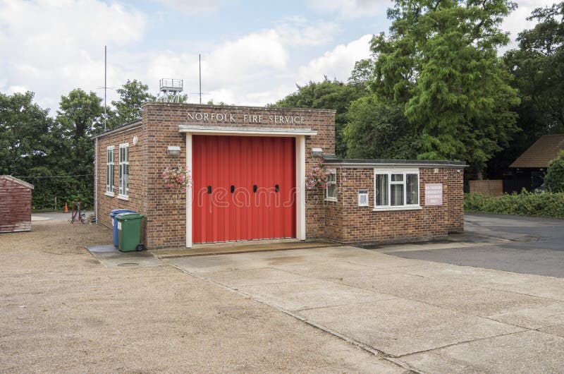 Fire Station, Loddon, stock image. Image of brigade, fire - 89590453