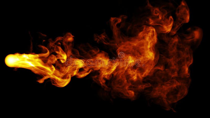 Fire Steam Concept Design on Black Background Stock Footage - Video of ...