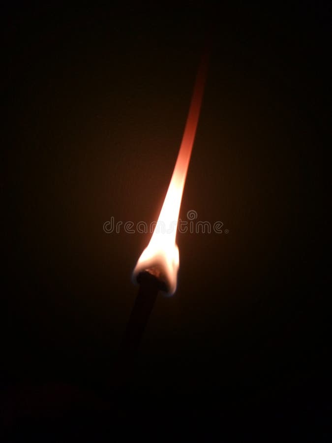 Fire on stick stock photo. Image of stick, stickfire - 173751792