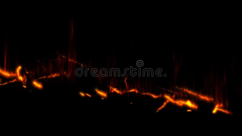 Fire Streaks Motion Graphics with Night Background Stock Video - Video ...