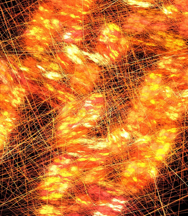 Fire Blaze Tall Abstract stock illustration. Illustration of dark ...