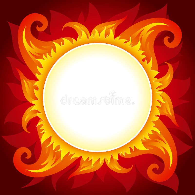 Vector fire stock vector. Illustration of fire, backdrops - 8345493