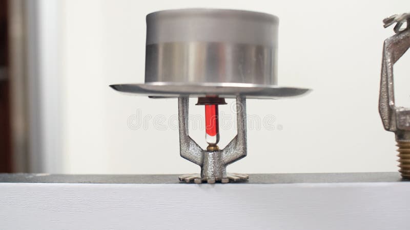 Fire Sprinkler Heads with Fusible Links and Frangible Bulbs Stock Photo ... Fire Sprinkler Heads with Fusible Links and Frangible Bulbs Stock Photo ...