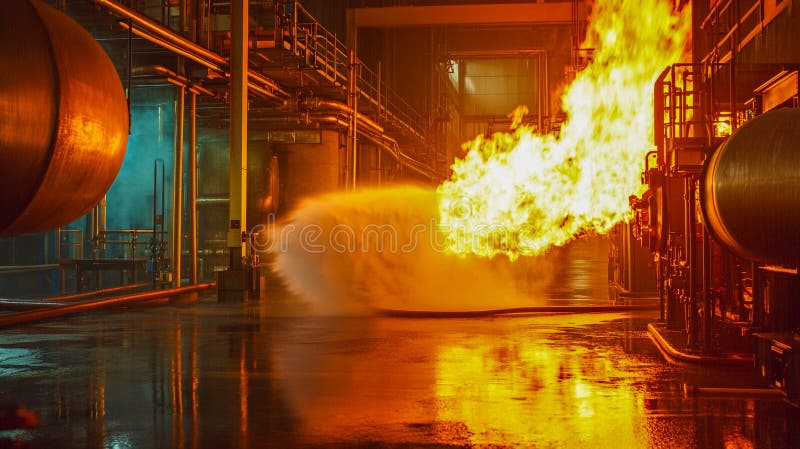 Fire Suppression System Activated in Industrial Facility during ...