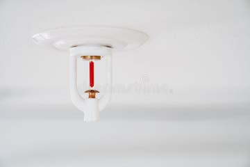 Fire Suppression System on the Ceiling in the House or in the Office ...