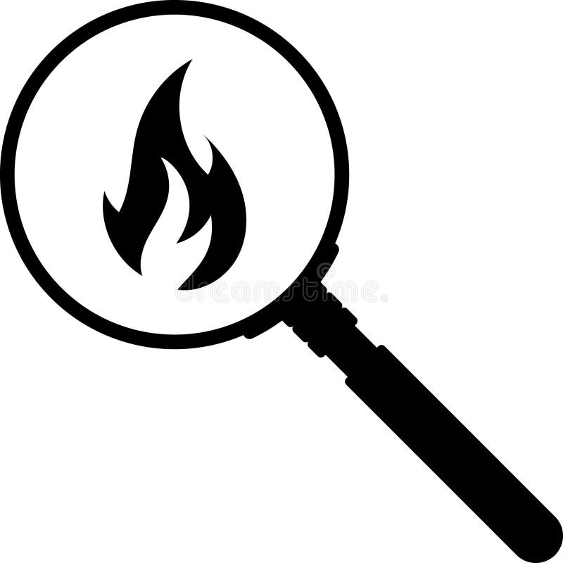 Fire Surveillance Inspection Indicator, Fire Fighting with Magnifying ...