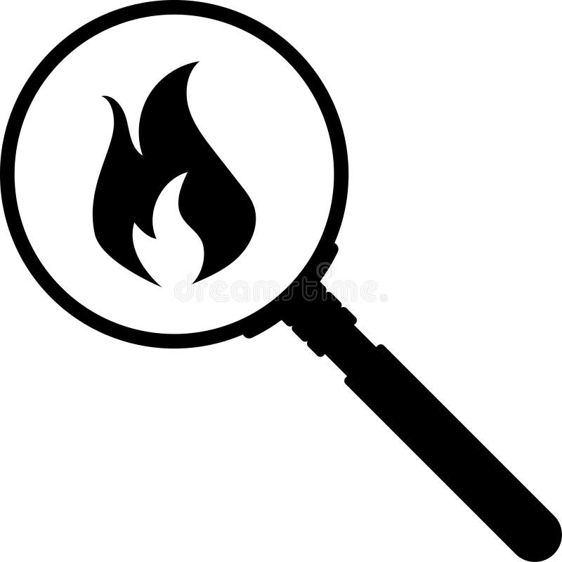 Fire Surveillance Inspection Indicator, Fire Fighting with Magnifying ...