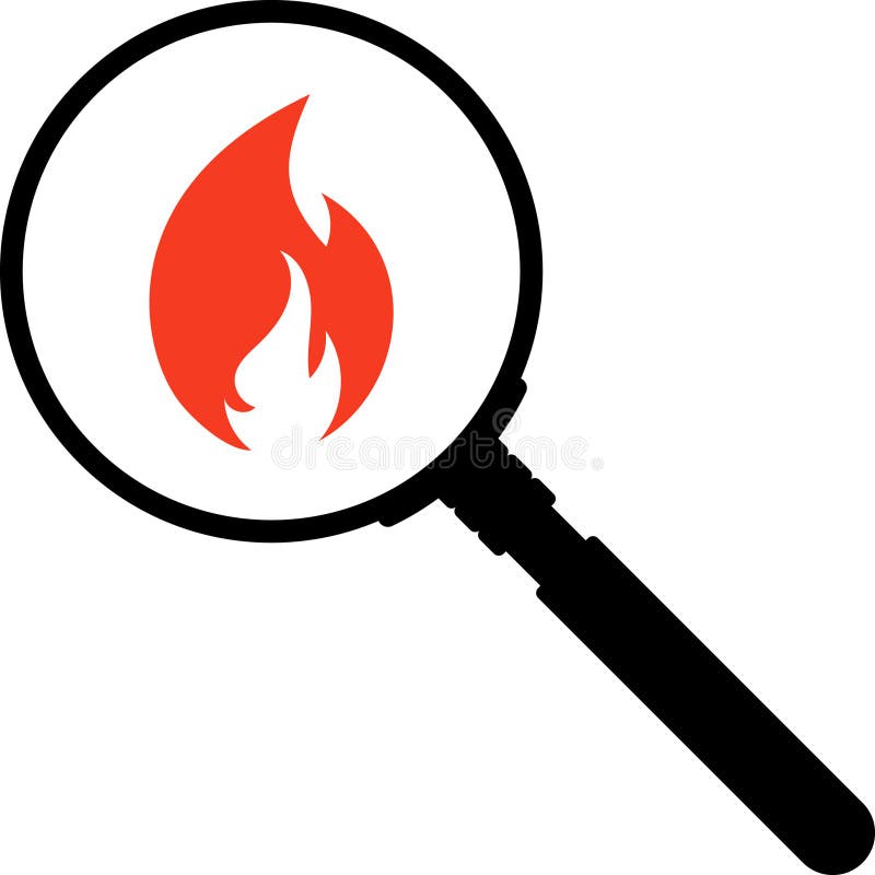 Fire Surveillance Inspection Indicator, Fire Fighting with Magnifying ...