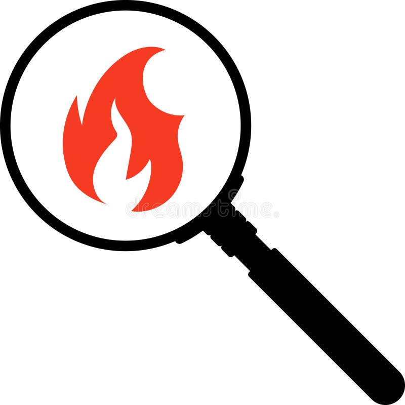 Fire Surveillance Inspection Indicator, Fire Fighting with Magnifying ...