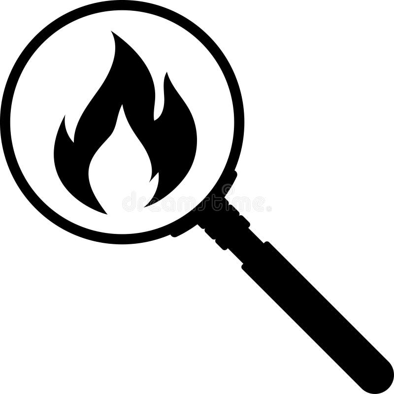 Fire Surveillance Inspection Indicator, Fire Fighting with Magnifying ...