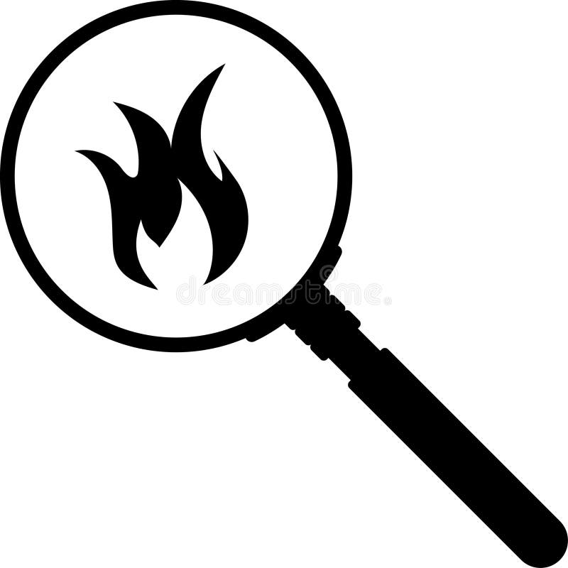 Fire Surveillance Inspection Indicator, Fire Fighting with Magnifying ...