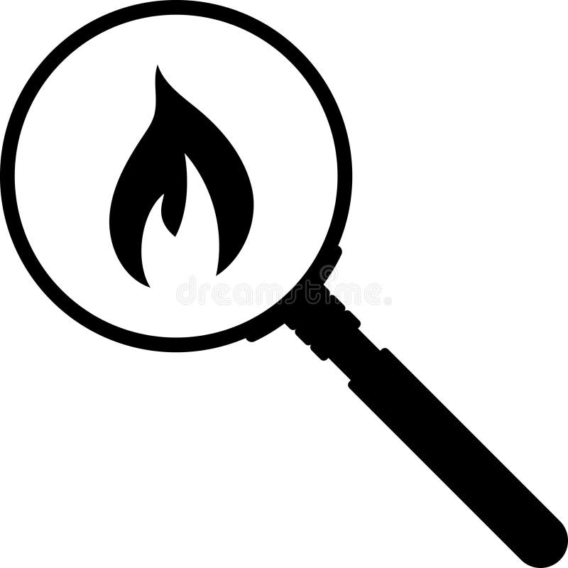 Fire Surveillance Inspection Indicator, Fire Fighting with Magnifying ...