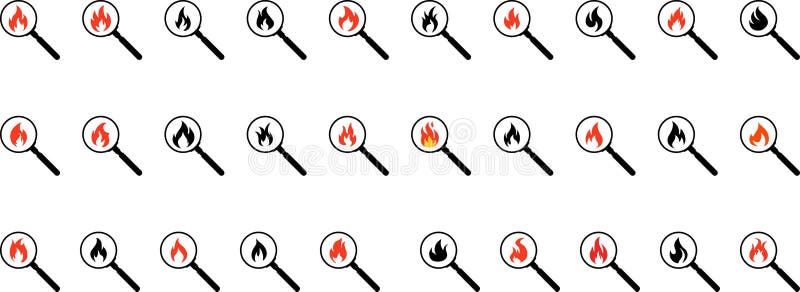 Fire Surveillance Inspection Indicator, Fire Fighting with Magnifying ...