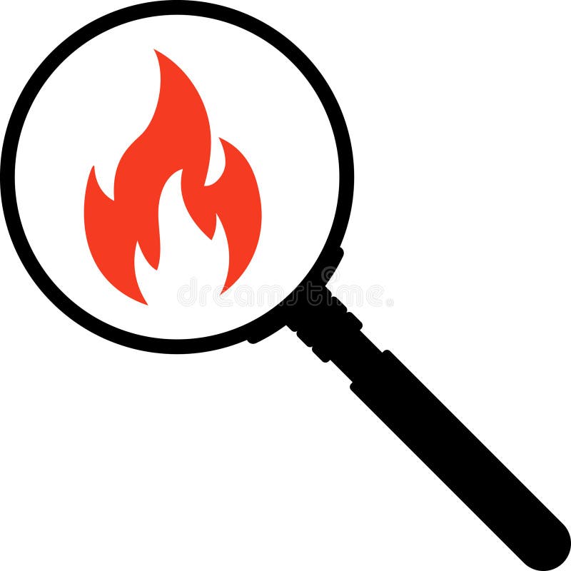 Fire Surveillance Inspection Indicator, Fire Fighting with Magnifying ...