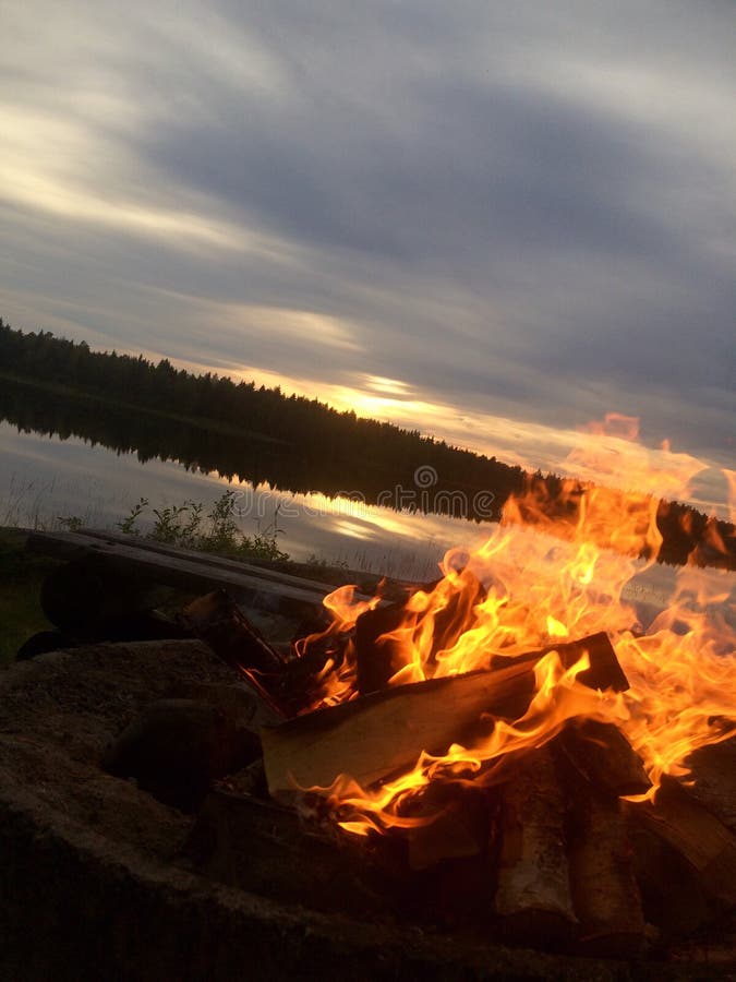 Fire in sweden editorial image. Image of fire, cloud - 69743345