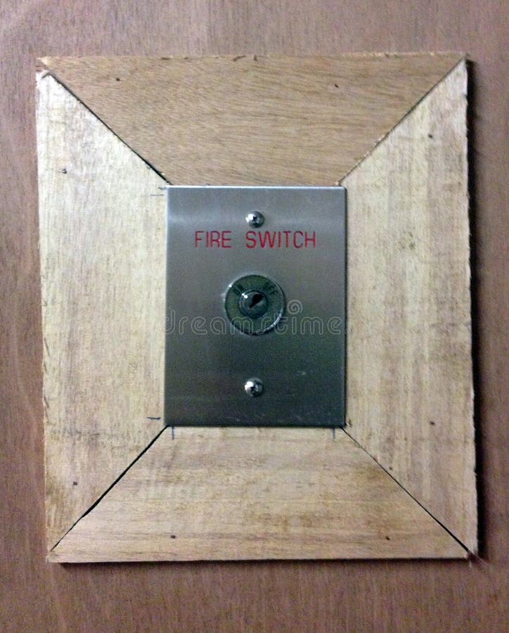 Fireman Switch or Fire Alarm or Bell Warning Equipment.in the Building ...