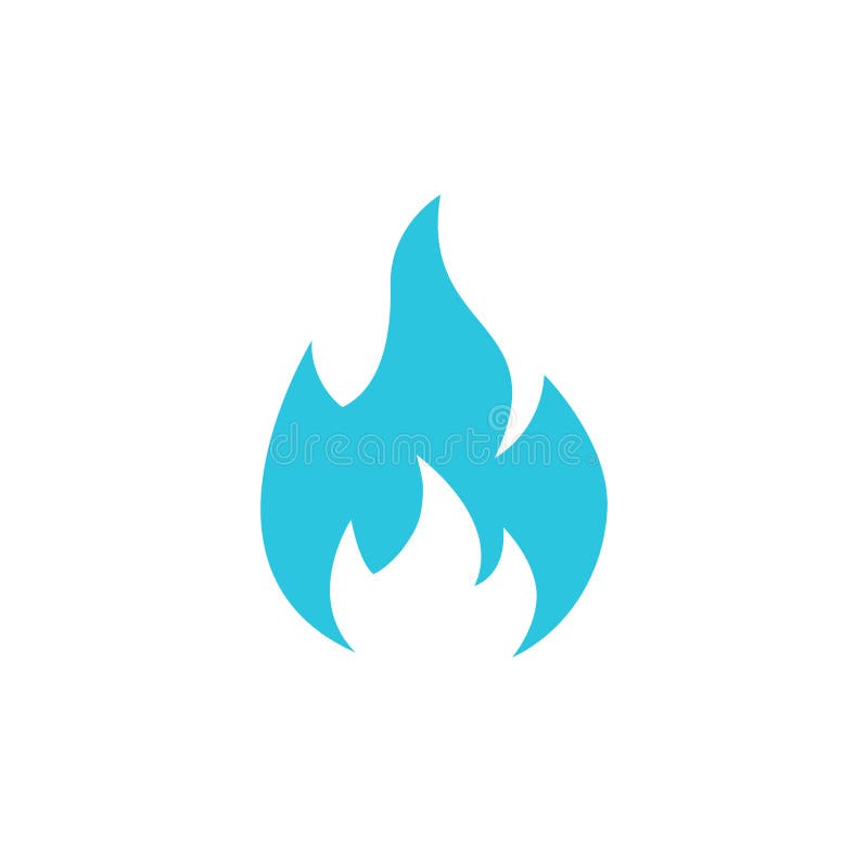 Fire symbol icon stock vector. Illustration of bonfire - 298171339